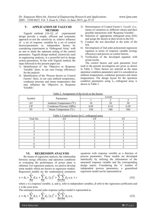 Application of Exergy and Taguchi Methodology for a Power Plant under Varying Operating ...