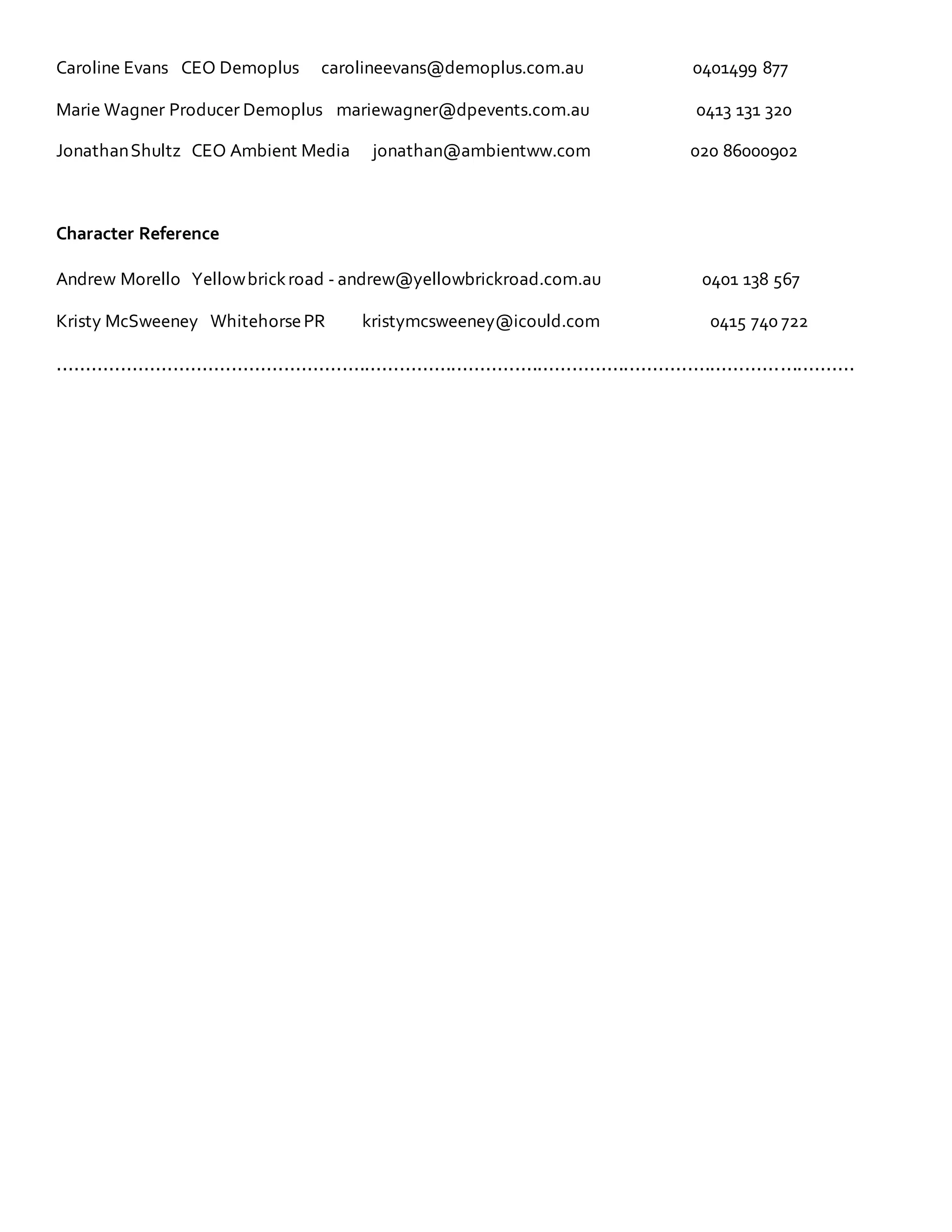 Lia Brett_Resume_v1_2016 | PDF