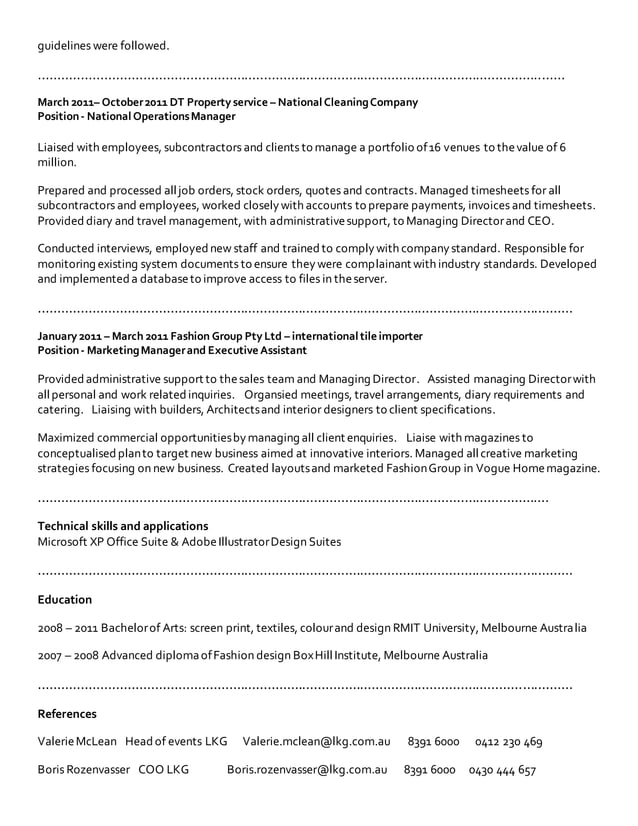 Lia Brett_Resume_v1_2016 | PDF