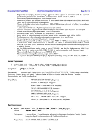 Ganesan Selvakumar CV 151116_M+W | PDF