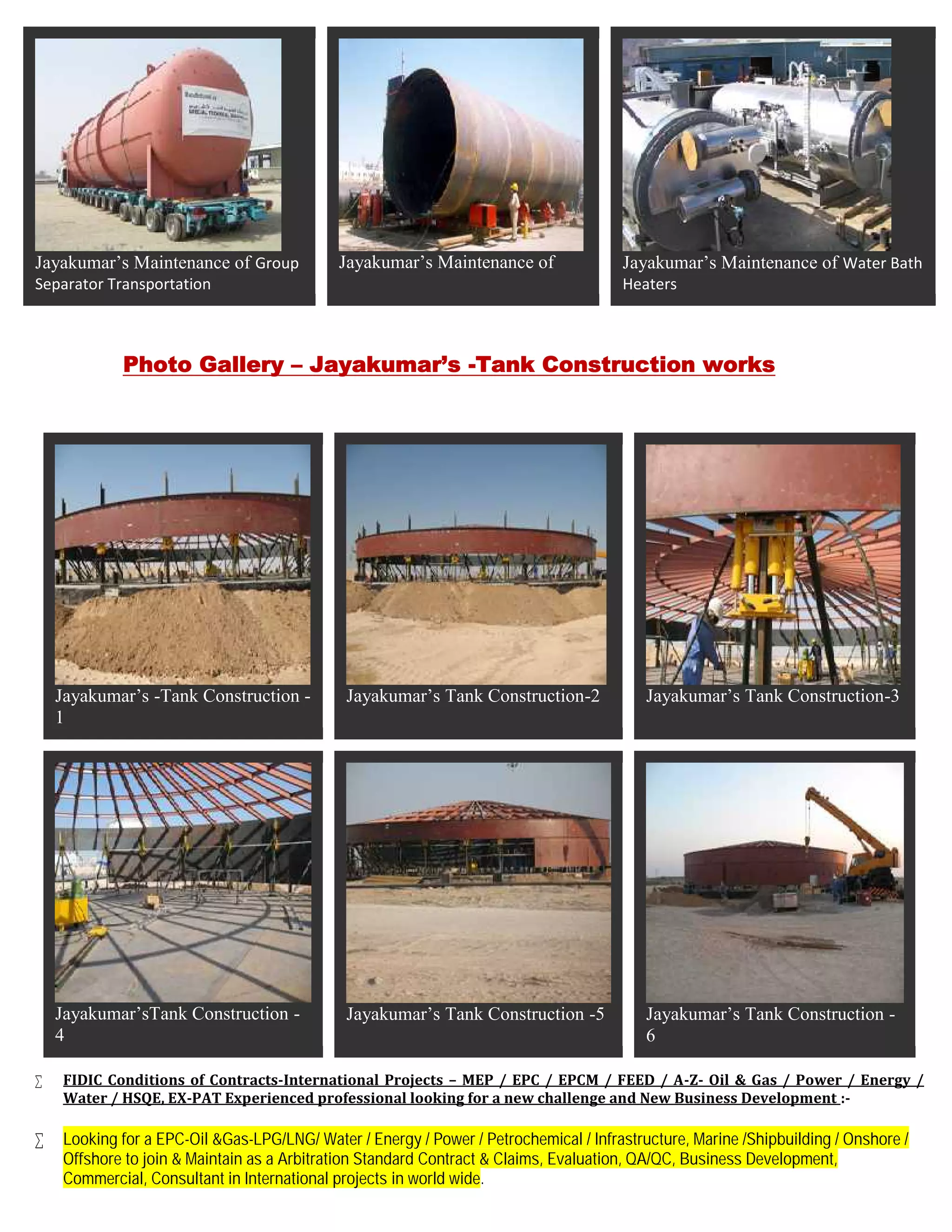 27 Yrs.Exp EPC- Piping & Pipelines Projects.Pdf