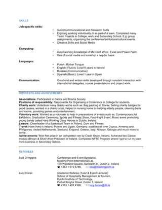 Urbanska Natalia CV | PDF