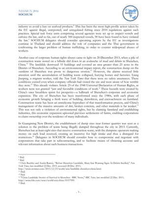 NHSMUN 2016 SOCHUM Update Paper | PDF