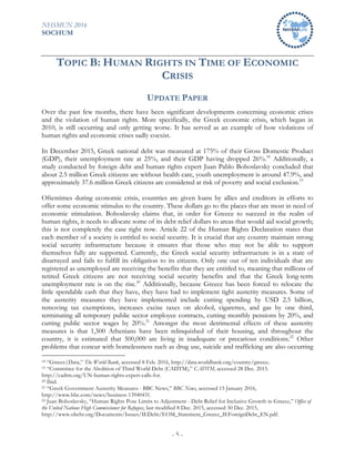 NHSMUN 2016 SOCHUM Update Paper | PDF