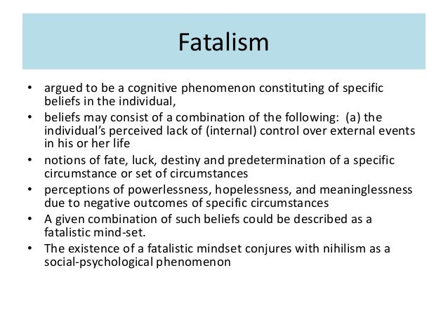 Exploring Fatalism in Adolescents psyssa 2014 (ed)