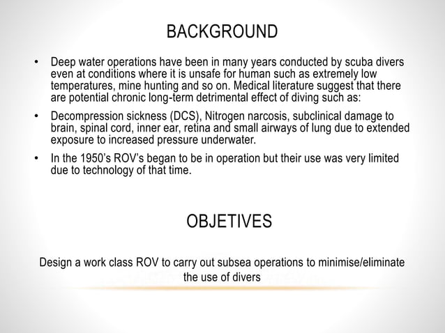 ROV Presentation | PPTX
