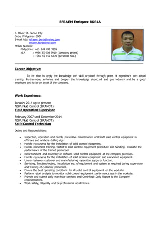 efraem new cv | DOCX