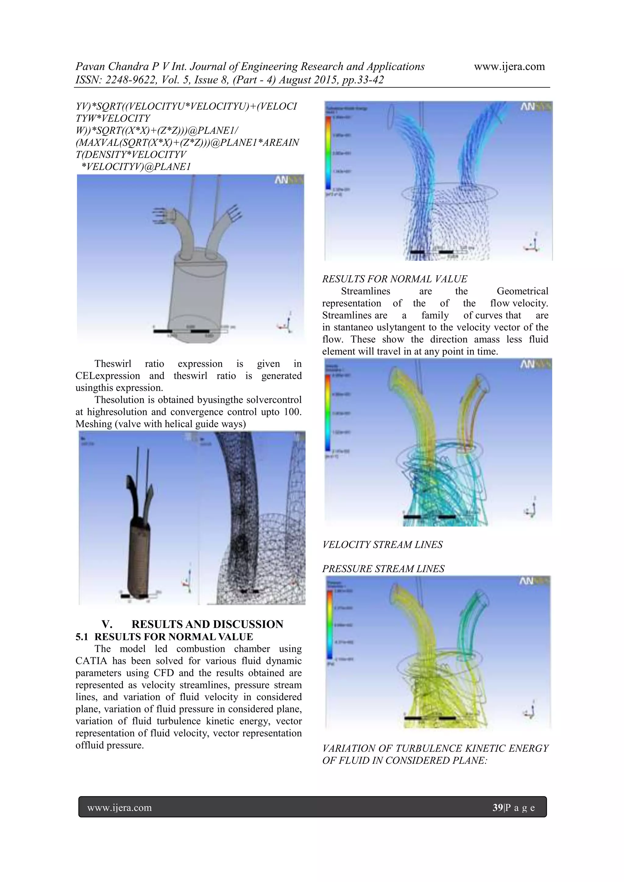 Design and Analysis of the Effect of a Modified Valve with Helical ...