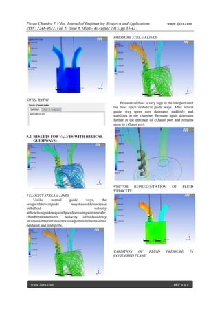 Design and Analysis of the Effect of a Modified Valve with Helical Guideways on Combustion ...