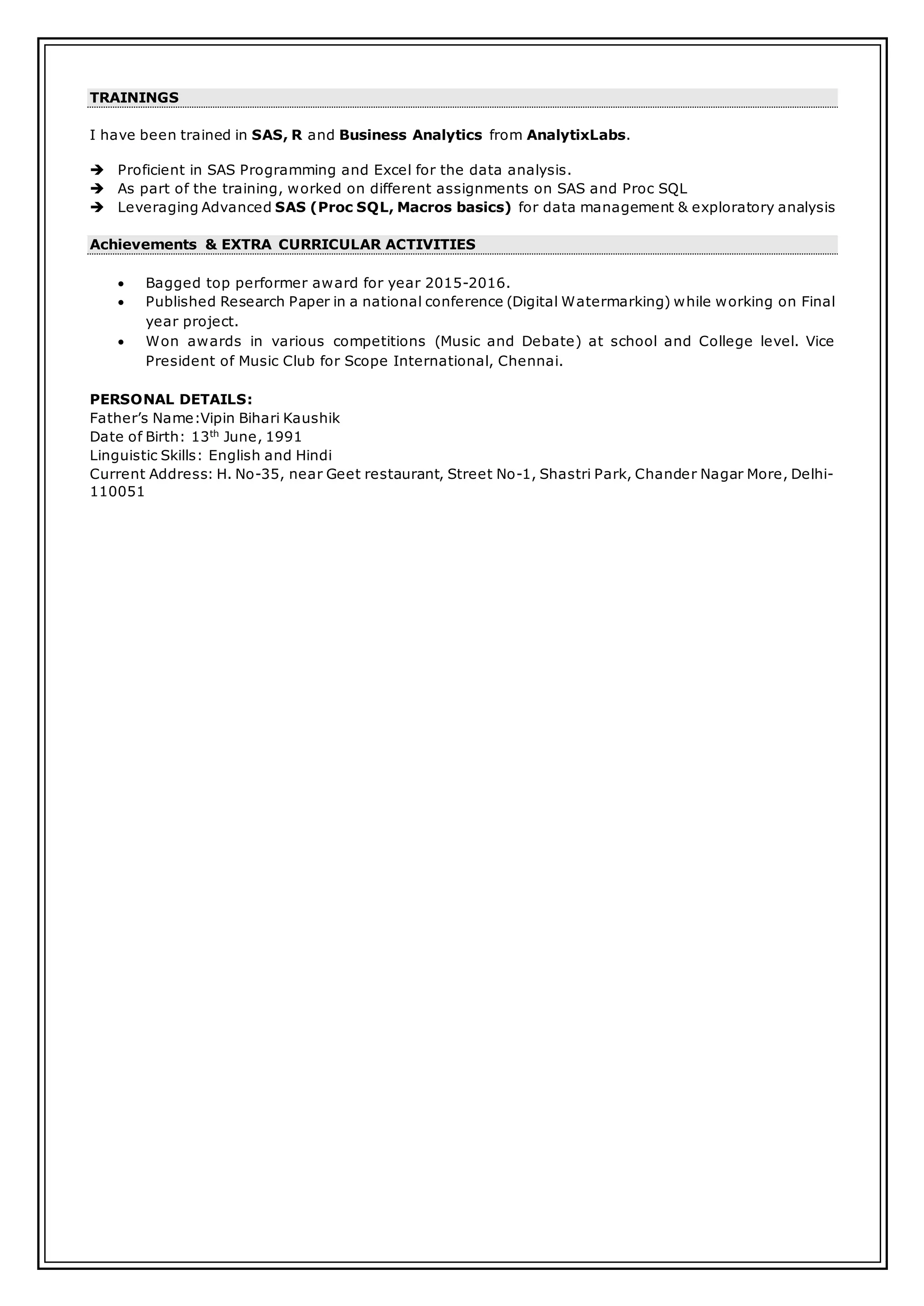 Resume_Ankit | PDF