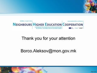 Borco Aleksov NHEC QA in HE Cooperation | PPT