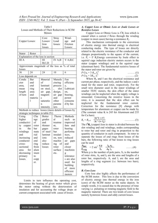 Evaluation, Categorization, Distribution and Methods of Reduction of ...