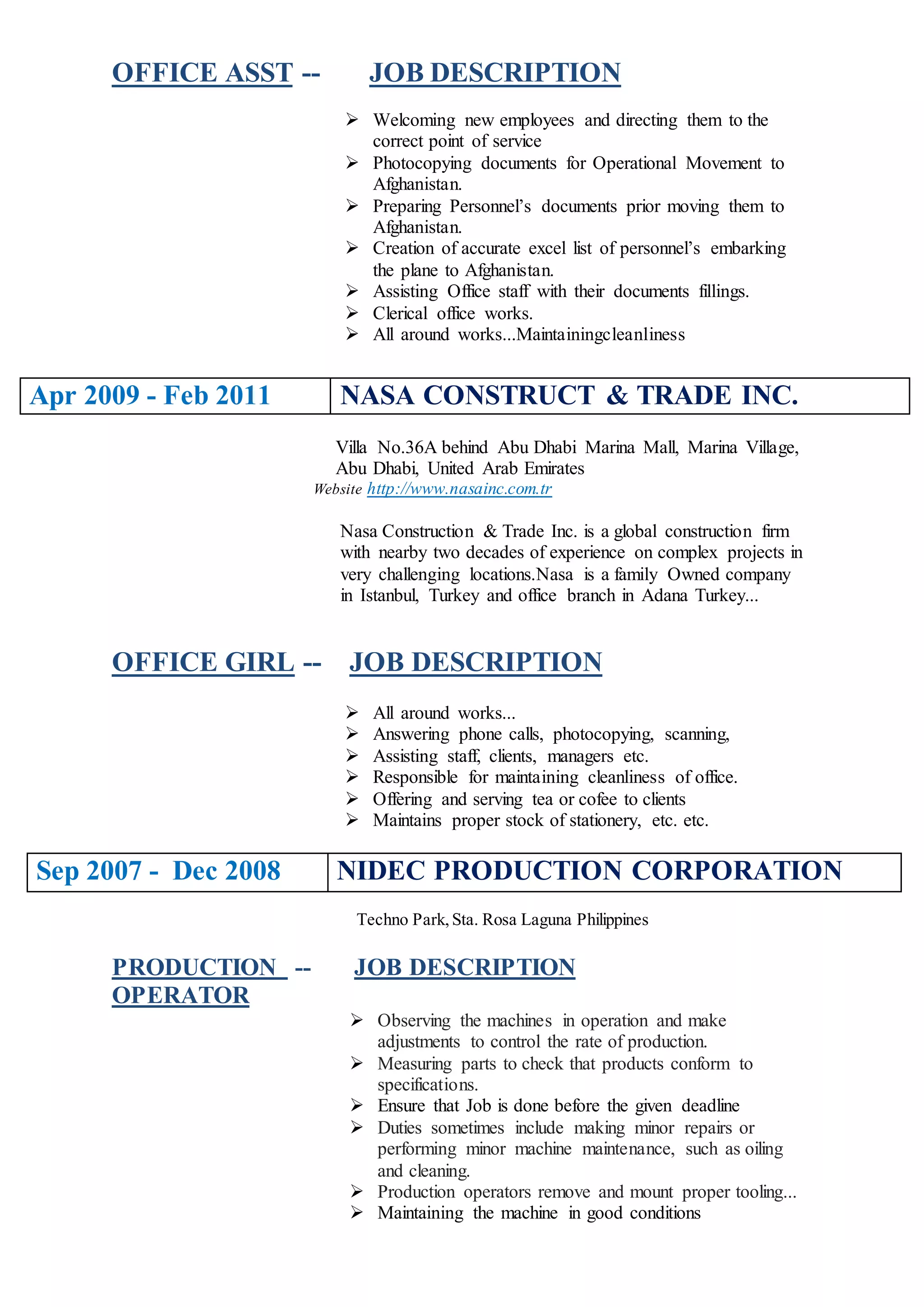 Jenny CV | DOCX | Professional School | Postgraduate Education