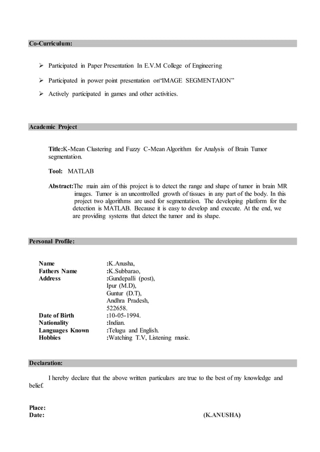 anusha resume | DOCX | Technology & Computing