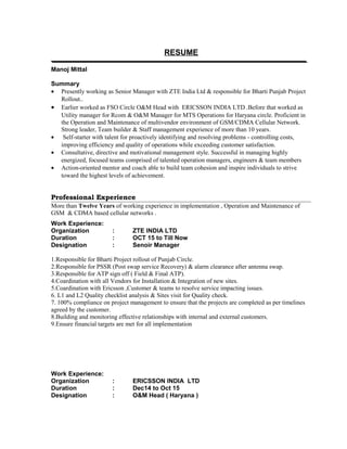 RESUME | DOC