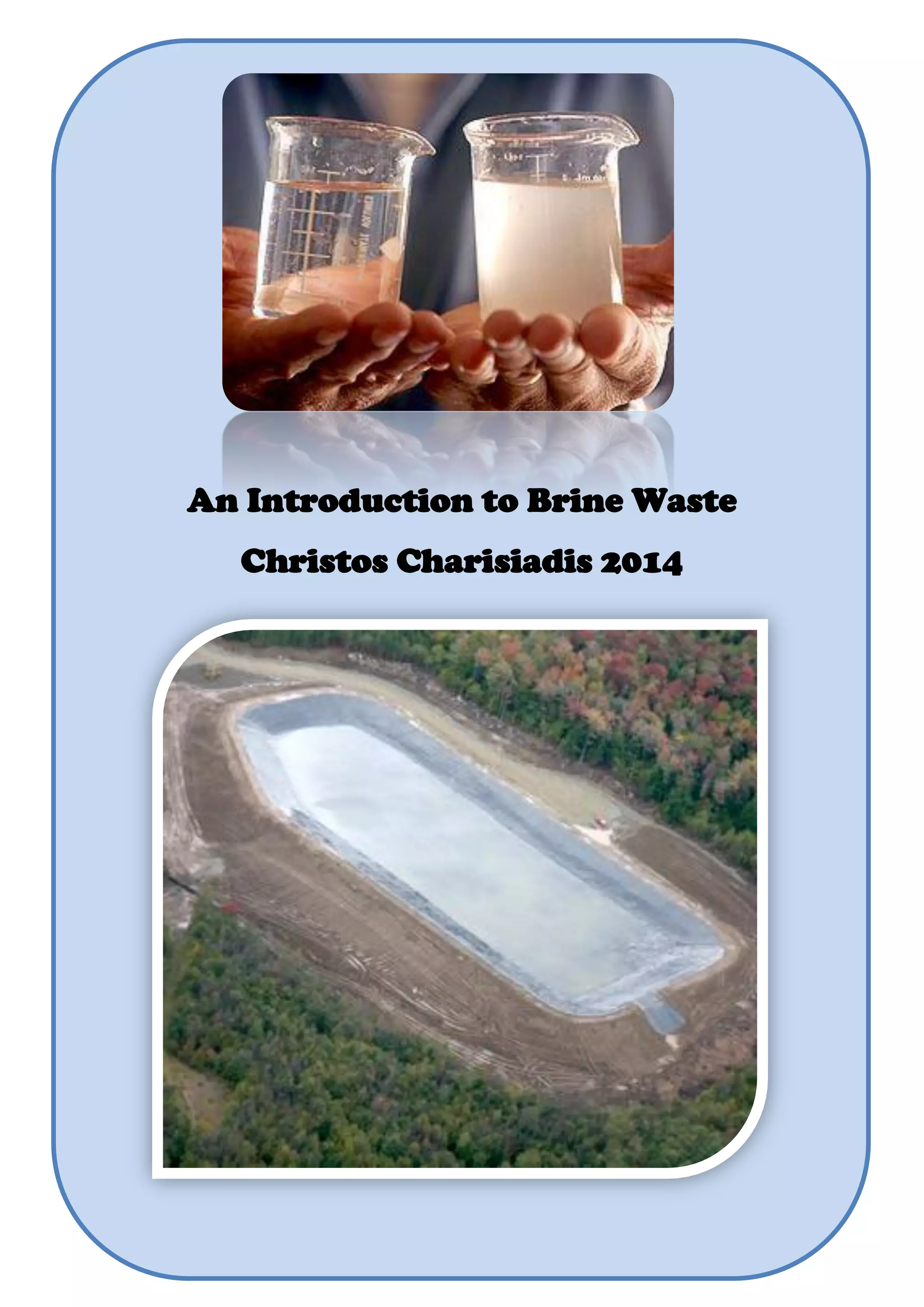 An Introduction to Brine Waste | PDF