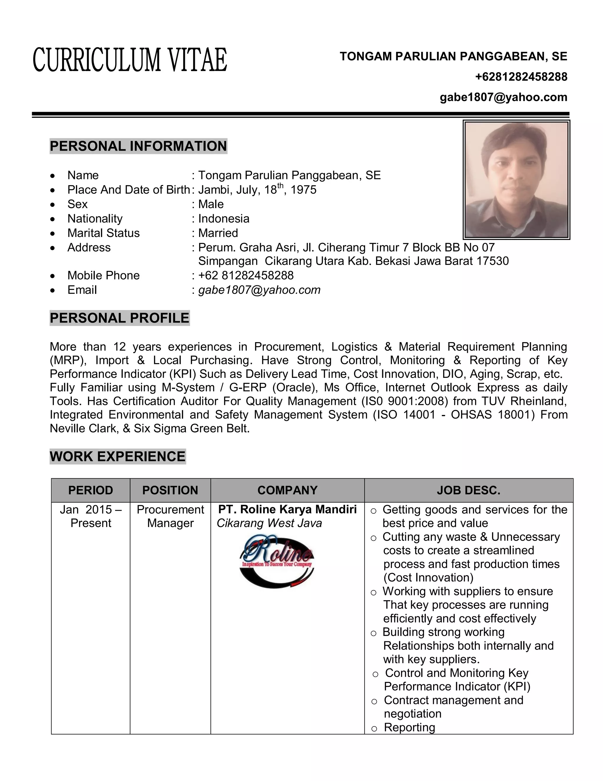 Curriculum Vitae | PDF