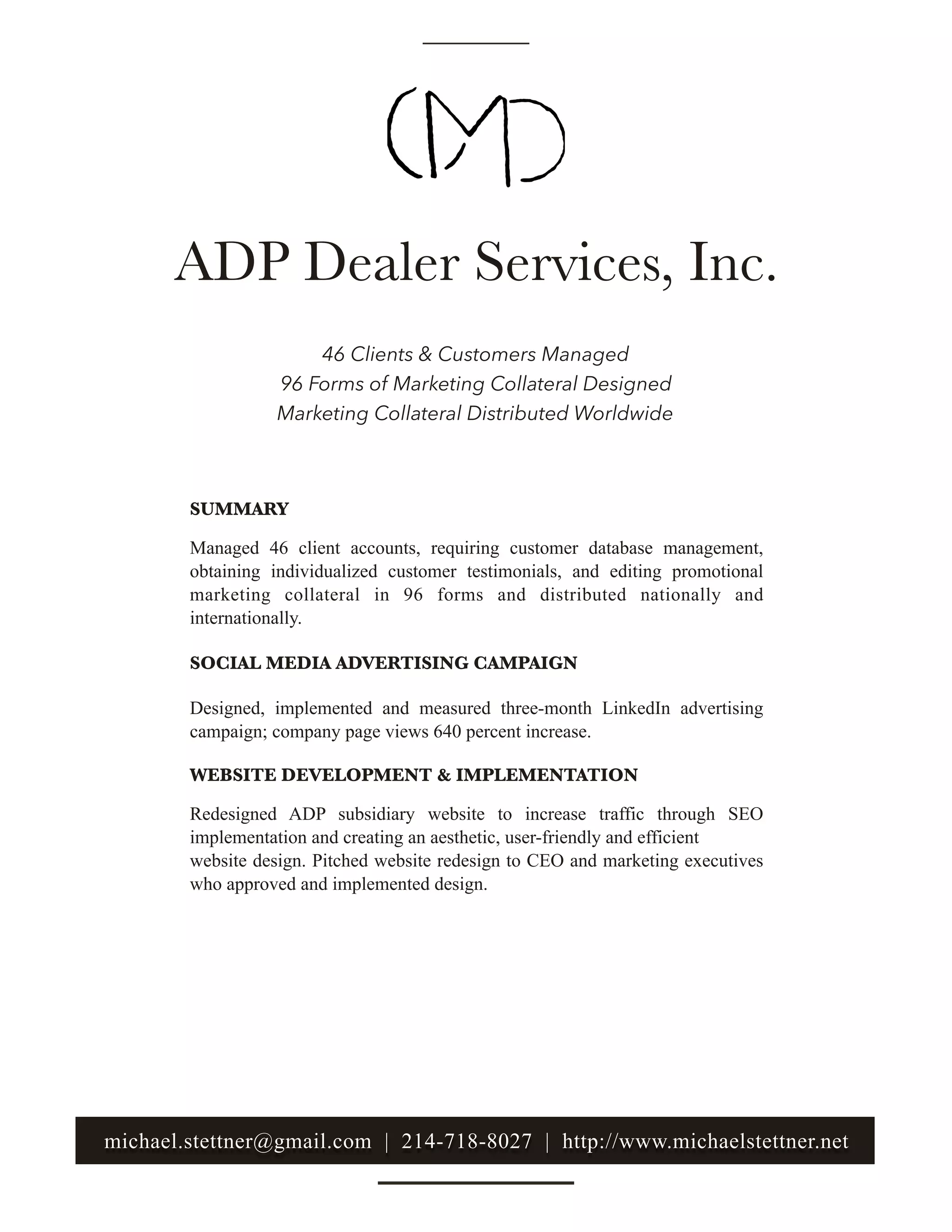 ADP | PDF