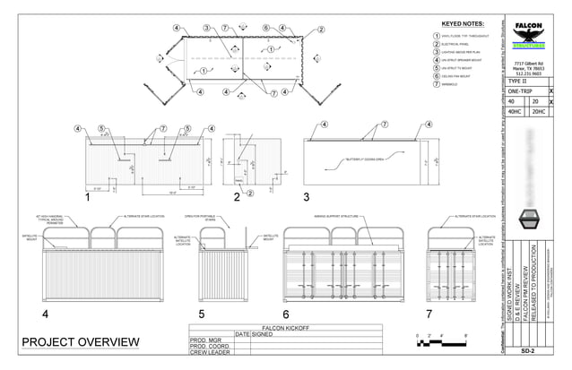 Falcon Shop Drawings - Example | PDF