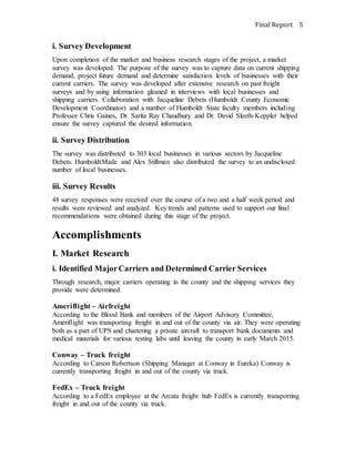 Freight Study Executive Summary FINAL | DOCX | Logistics and ...