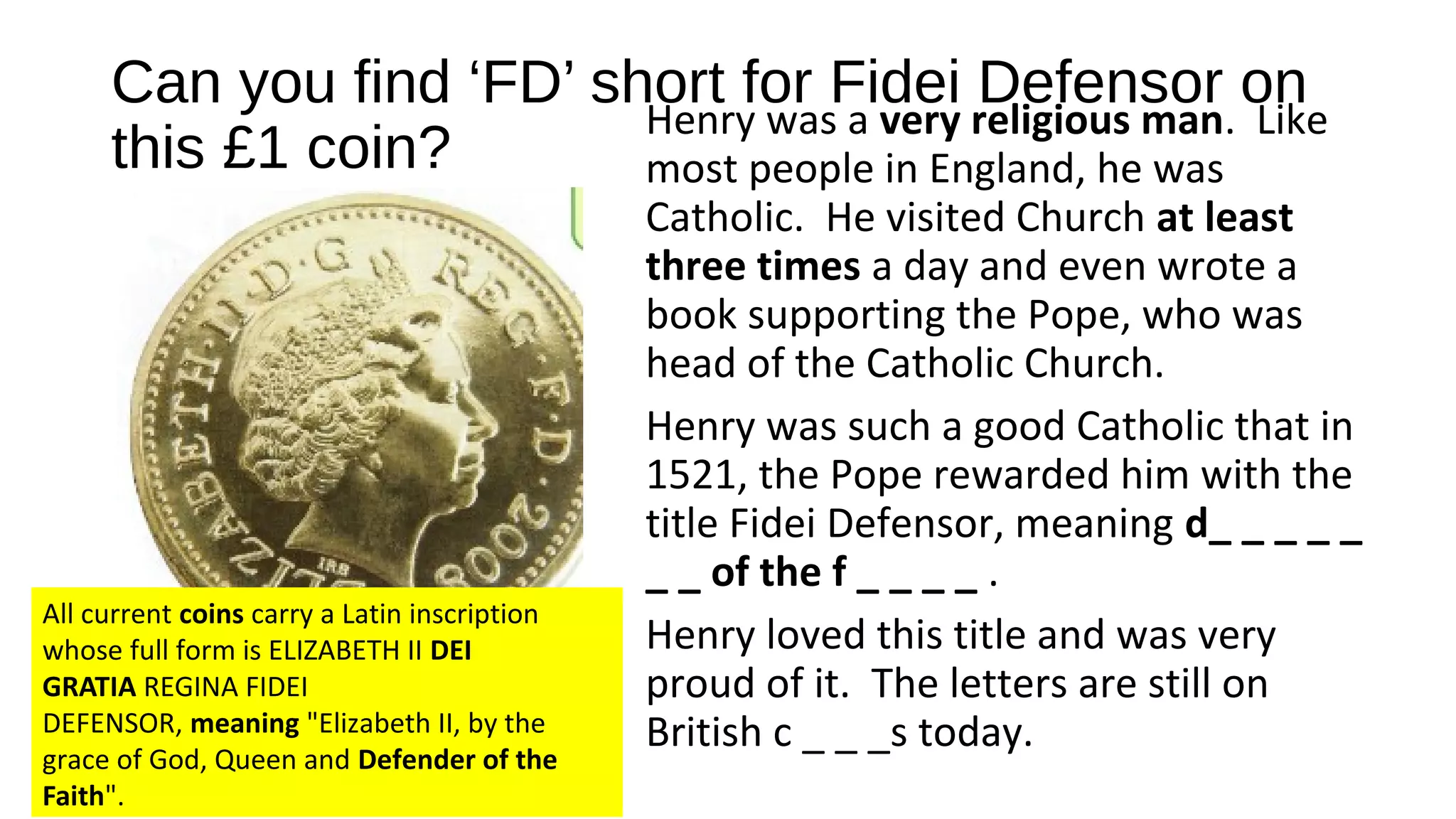 What was Henry VIII like print version | ODP