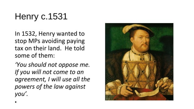 What was Henry VIII like print version | PPT