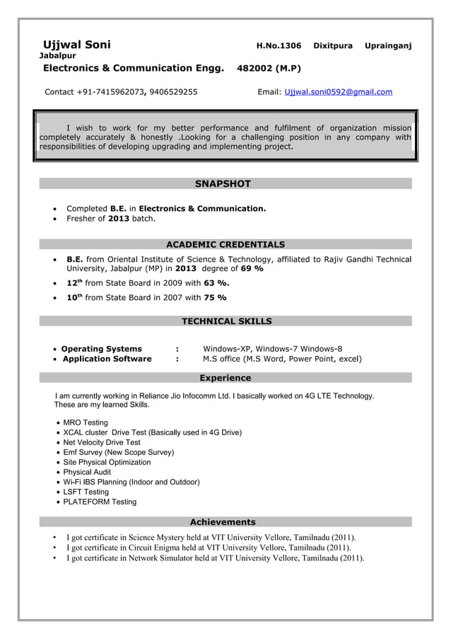 Ujjwal soni Jbp | PDF