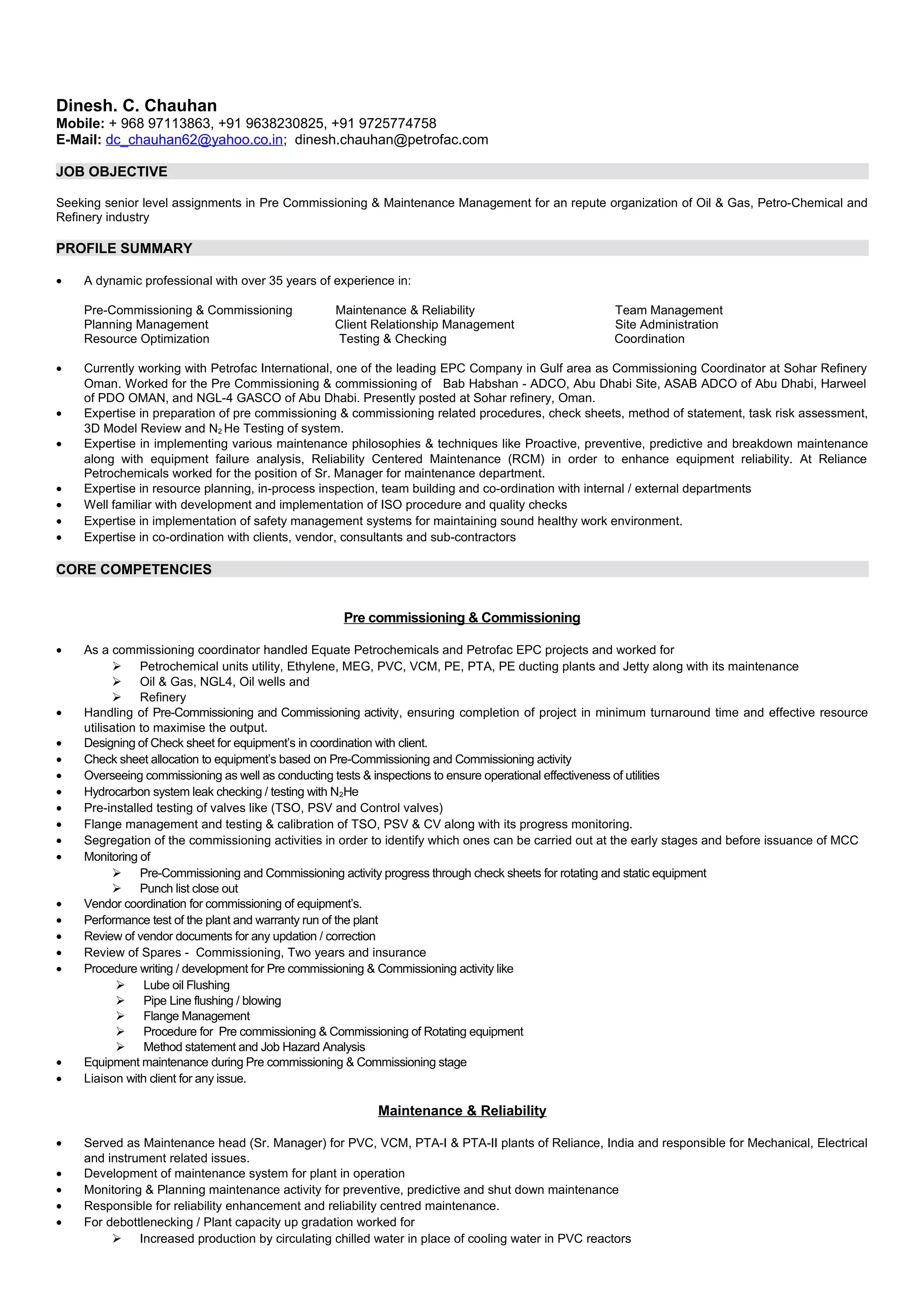 Dinesh Chauhan | DOC