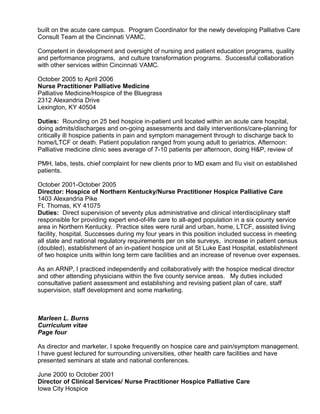 BURNS_CV_January 2016 | PDF