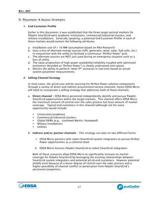 Paladin SmartGrid Marketing Plan Rev 04c | PDF