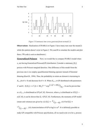 Research Assignment INAR(1) | PDF