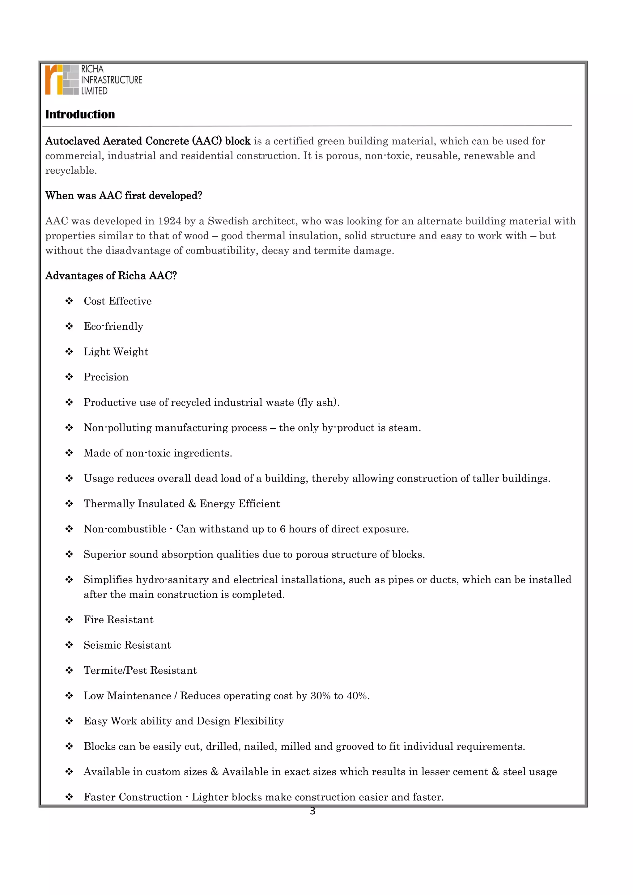 AAC Installation Guidelines | PDF
