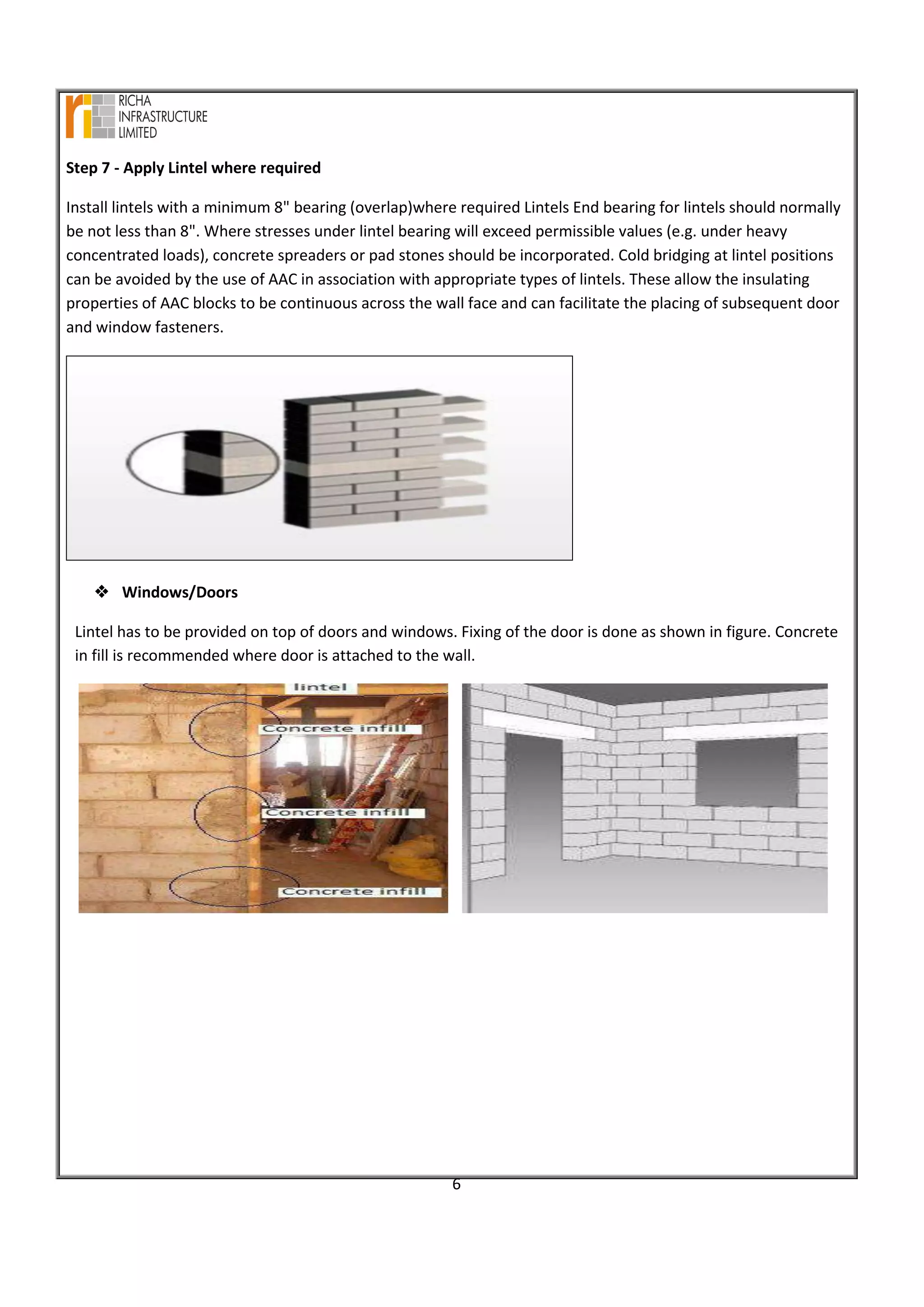 AAC Installation Guidelines | PDF