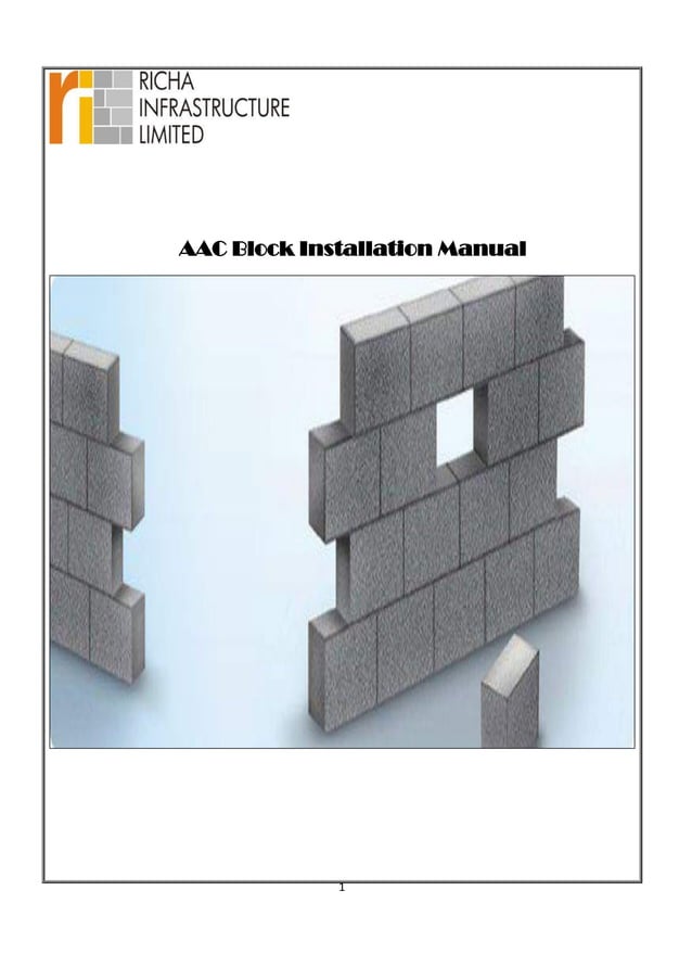 AAC Installation Guidelines | PDF