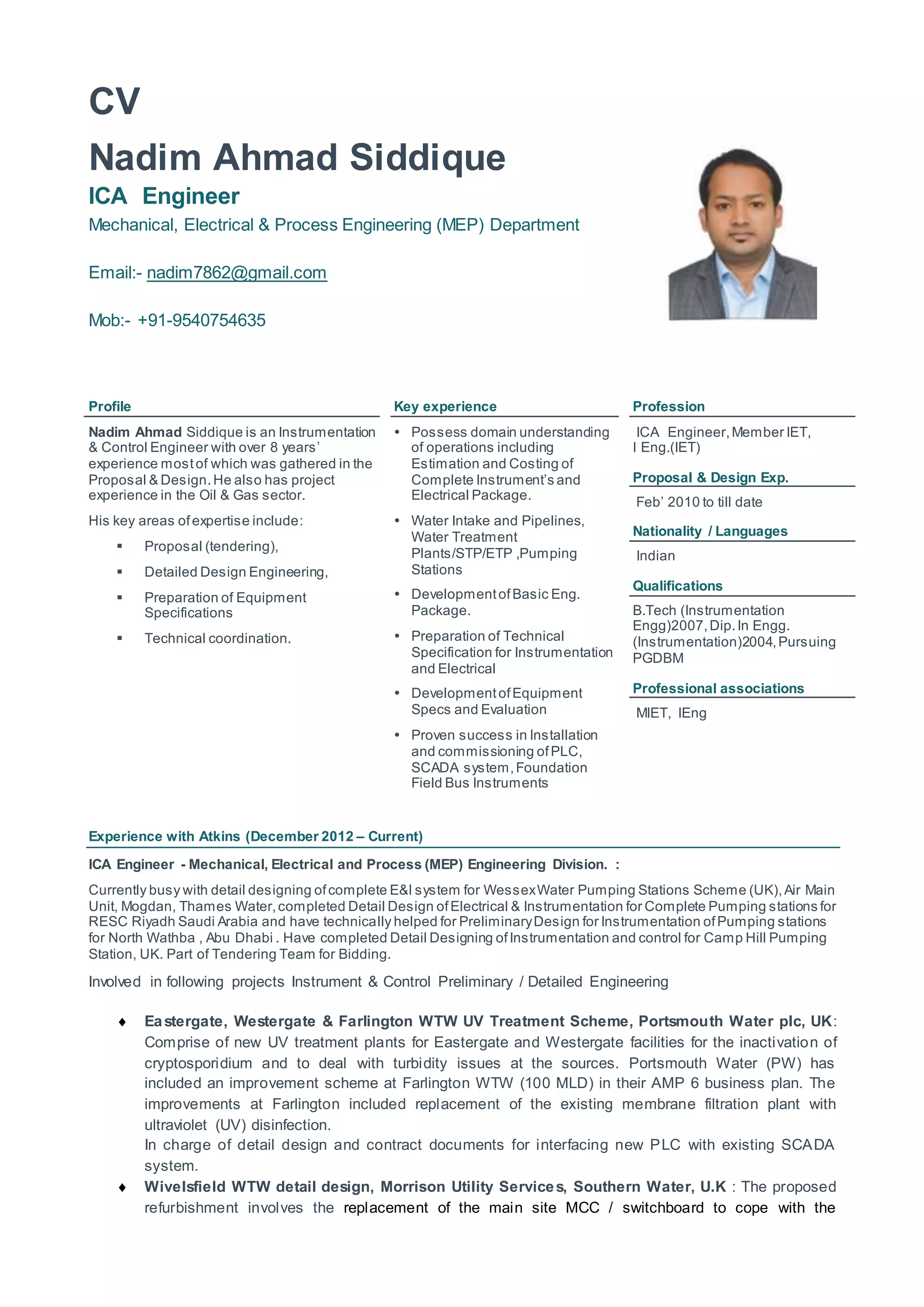 Nadim Siddique CV | DOCX