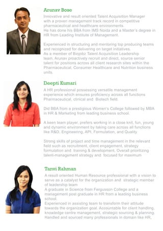 Biojobz Corporate Brochure | PDF