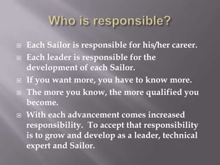 Navy Evaluation and Fitness Report Writing | PPTX