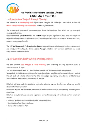 HR-World Company Profile (Full Copy) | DOC