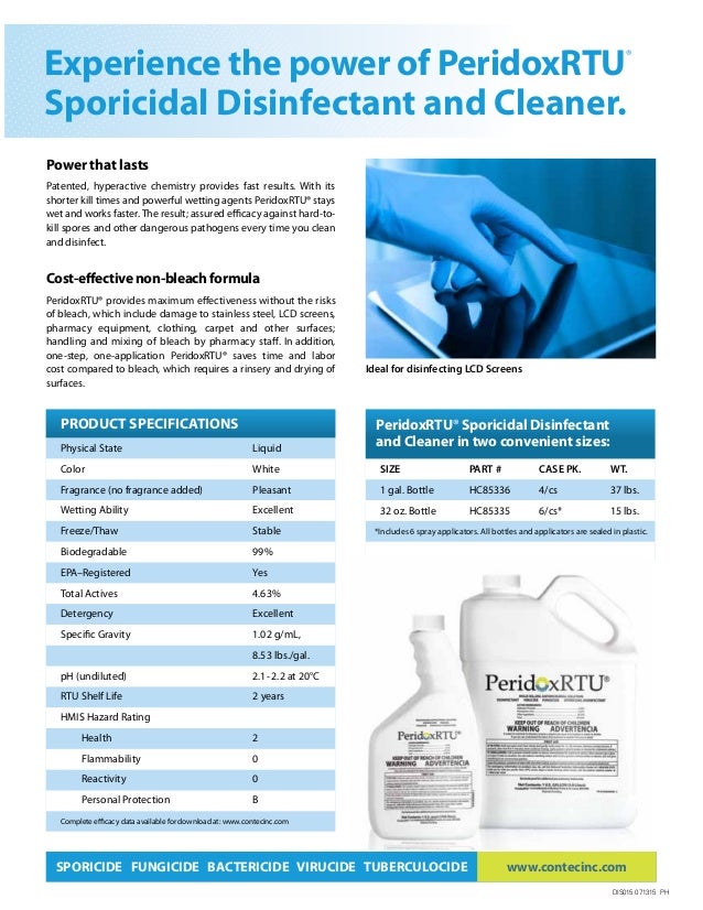 Peridox RTU new literature piece