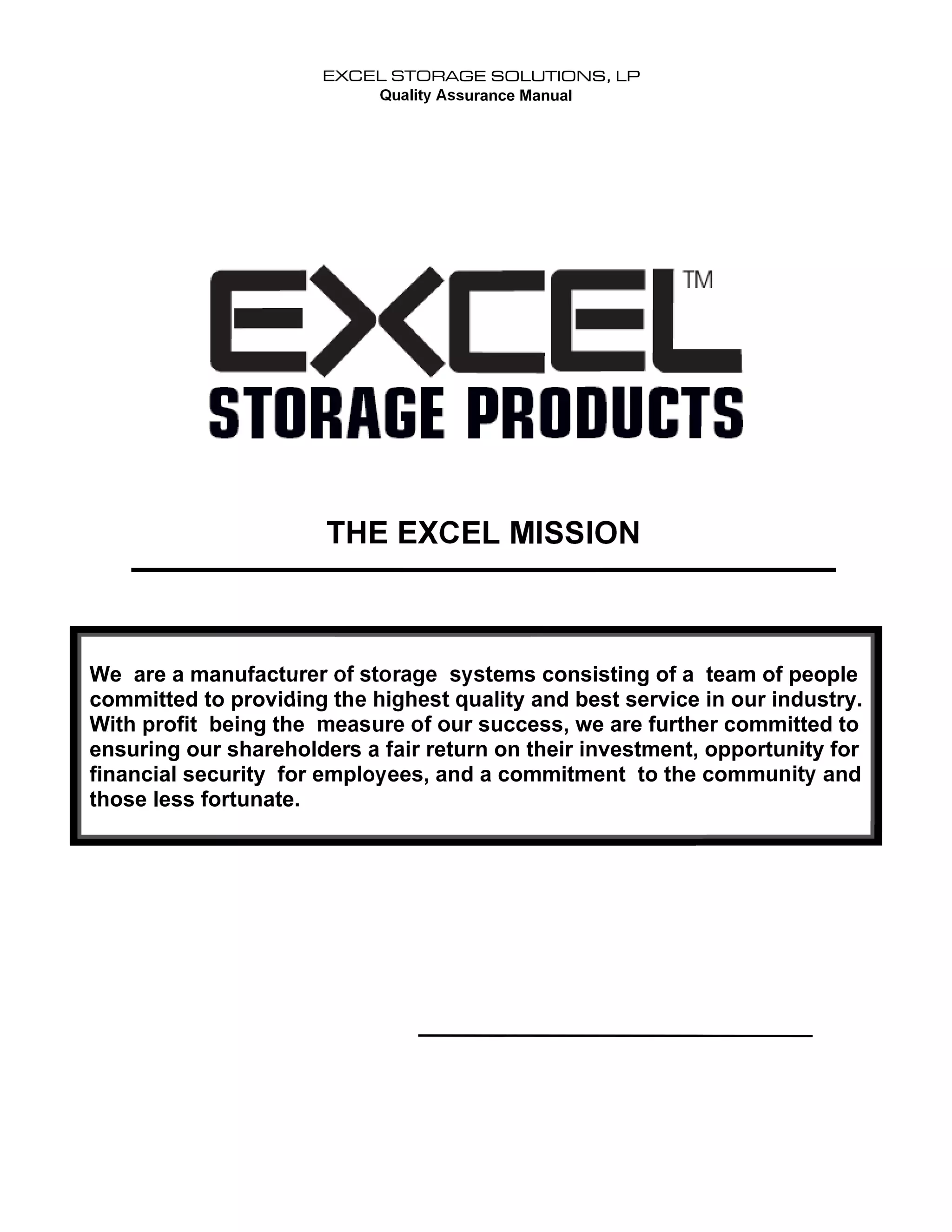 Excel Quality Assurance Manual Sample.PDF