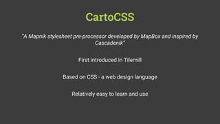 Making beautiful maps with Mapbox Studio by Charley Glynn | PDF