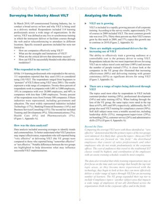 7 - Examination of Successful VILT Practices | PDF