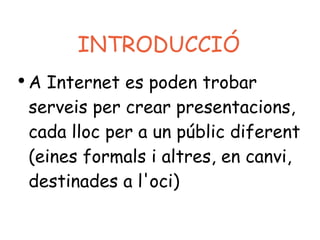 PRESENTACIONS ONLINE | ODP