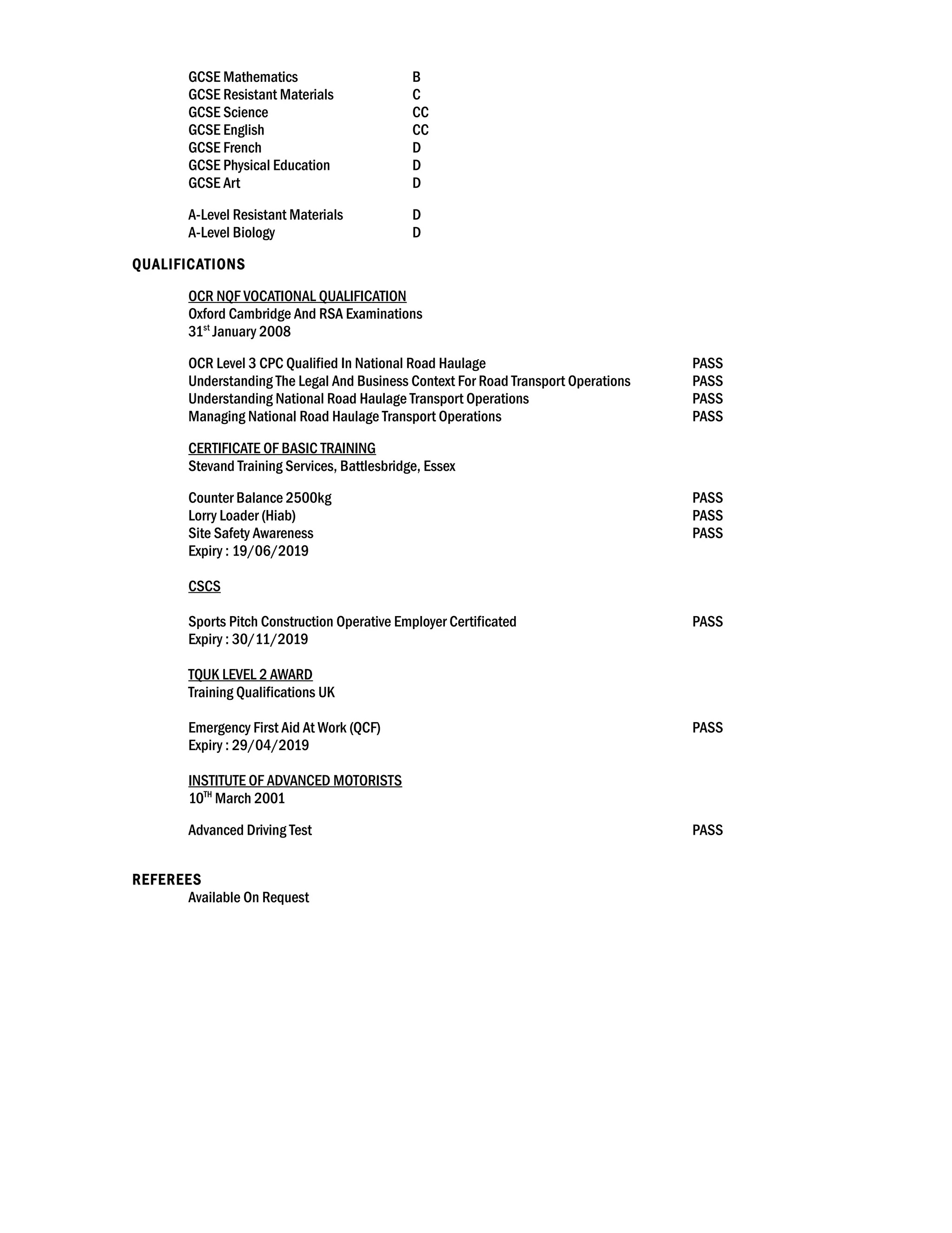 Steven Richards - CV LinkedIn | PDF