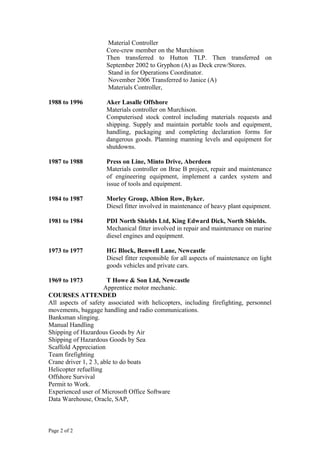 Allen Watson CV (2) | PDF