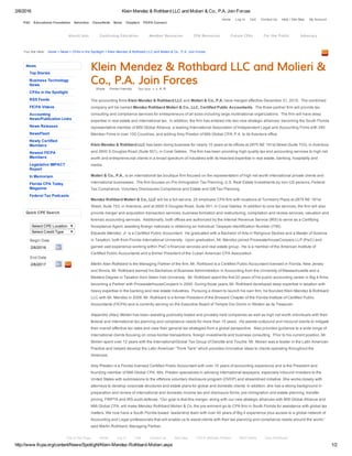 Klein Mendez & Rothbard LLC and Molieri & Co., P.A | PDF | Mergers and ...