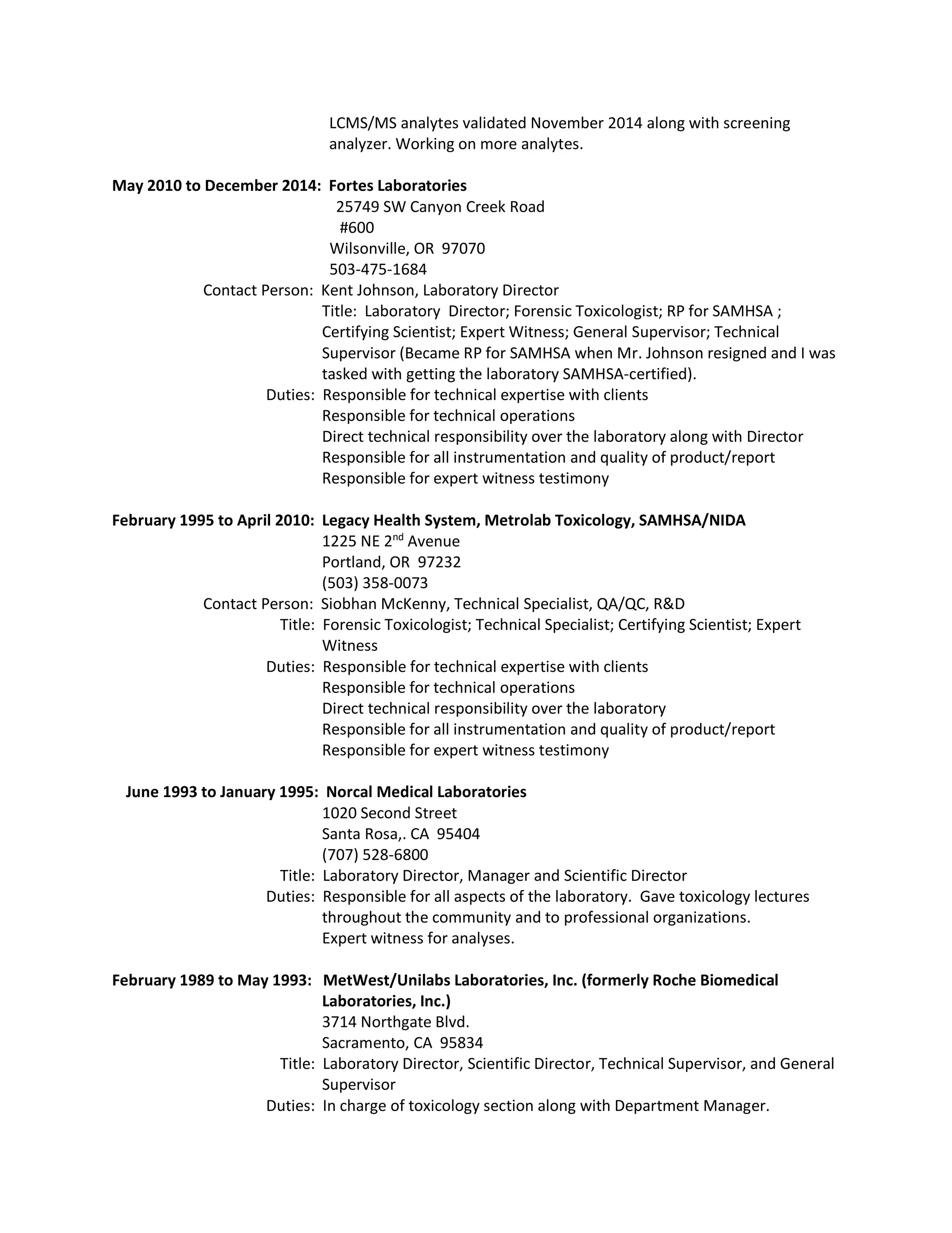 Resume 2017 | PDF