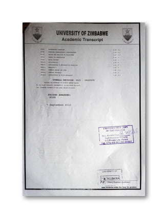 Bachelor of Science Transcript | PDF