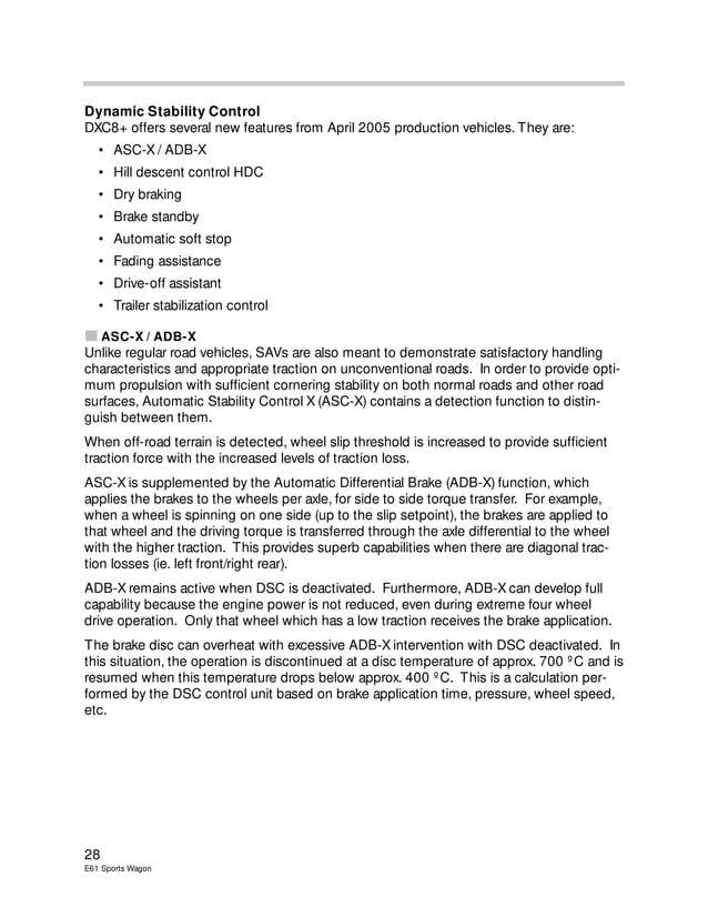 E61_Technical_Manual.pdf | Auto Type | Automotive