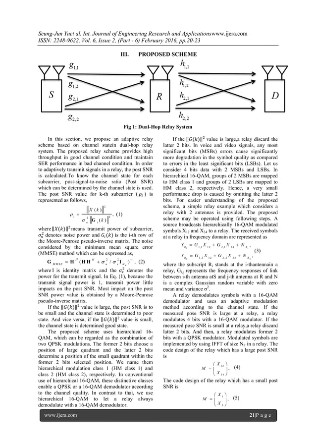 Adaptive Relay Scheme Based on Channel State in Dual-Hop System | PDF